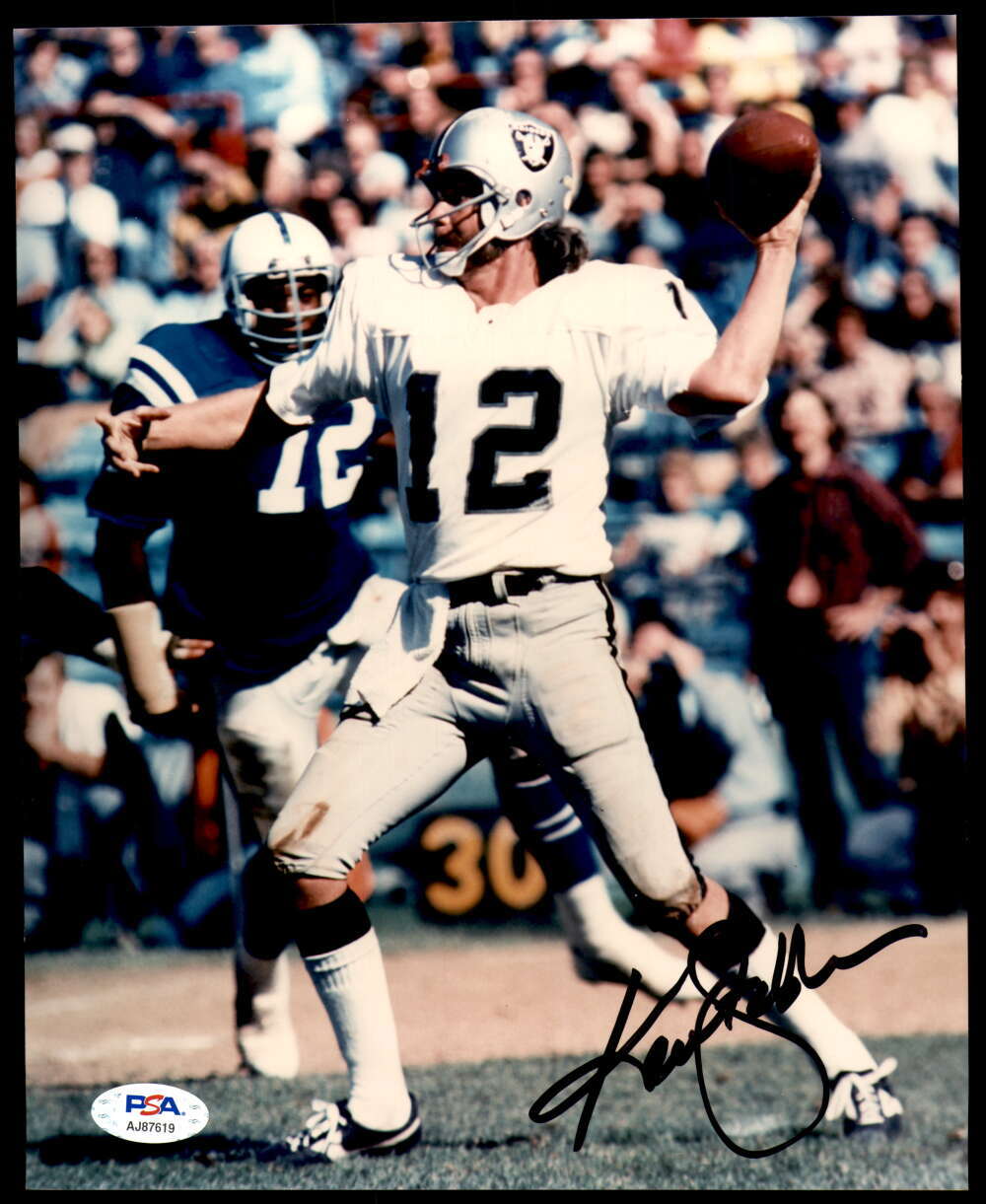 Ken Stabler Autographed Memorabilia | Signed Photo, Jersey ...
