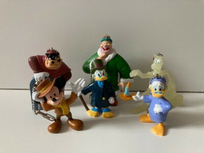 Disney Mickey's Christmas Carol PVC Keychain Figures Lot - Scrooge ...