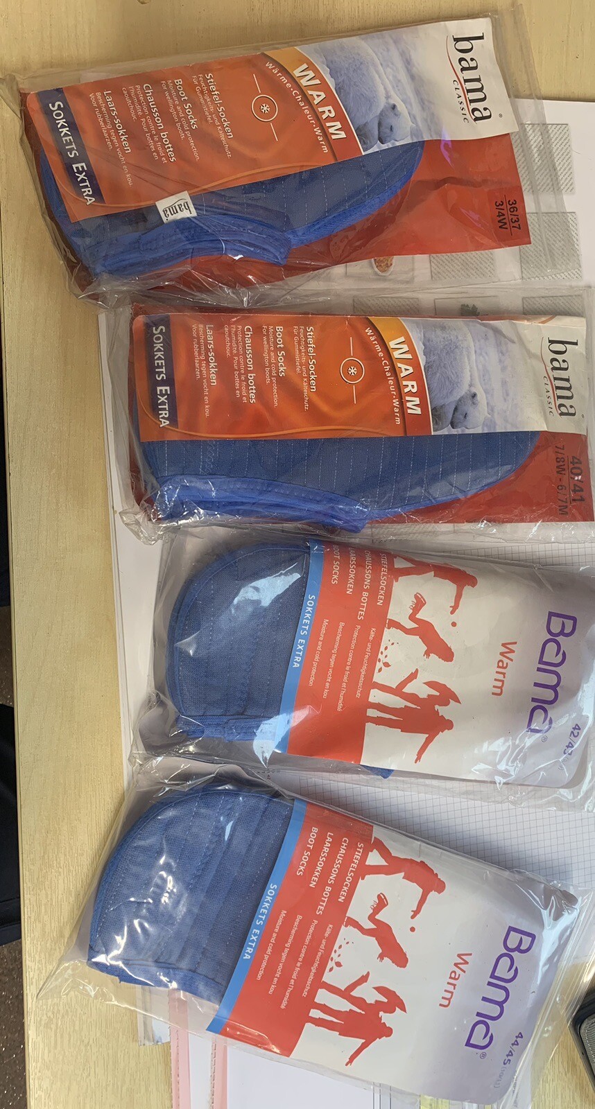 Bama Sokkets/Warm Boot Socks- Sizes Available- 36/37, 38/39 + 40/41 ...