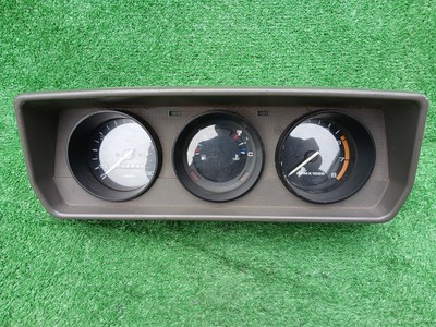 Classic Mini 3 Clock Dash Speedo & Brown Binnacle 69244 Miles | eBay UK