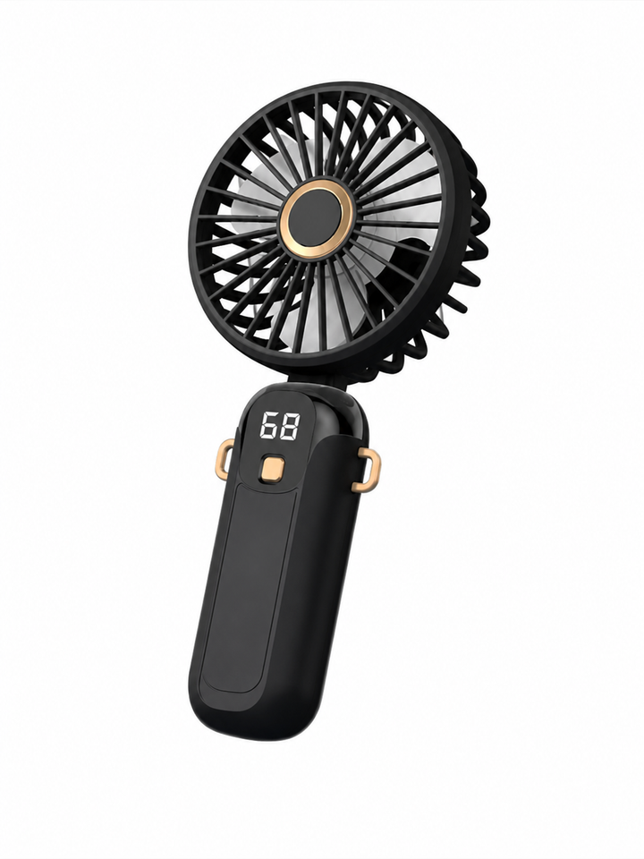 Mini Handheld Fan Portable Fold Desk Cooler Cooling USB Rechargeable ...