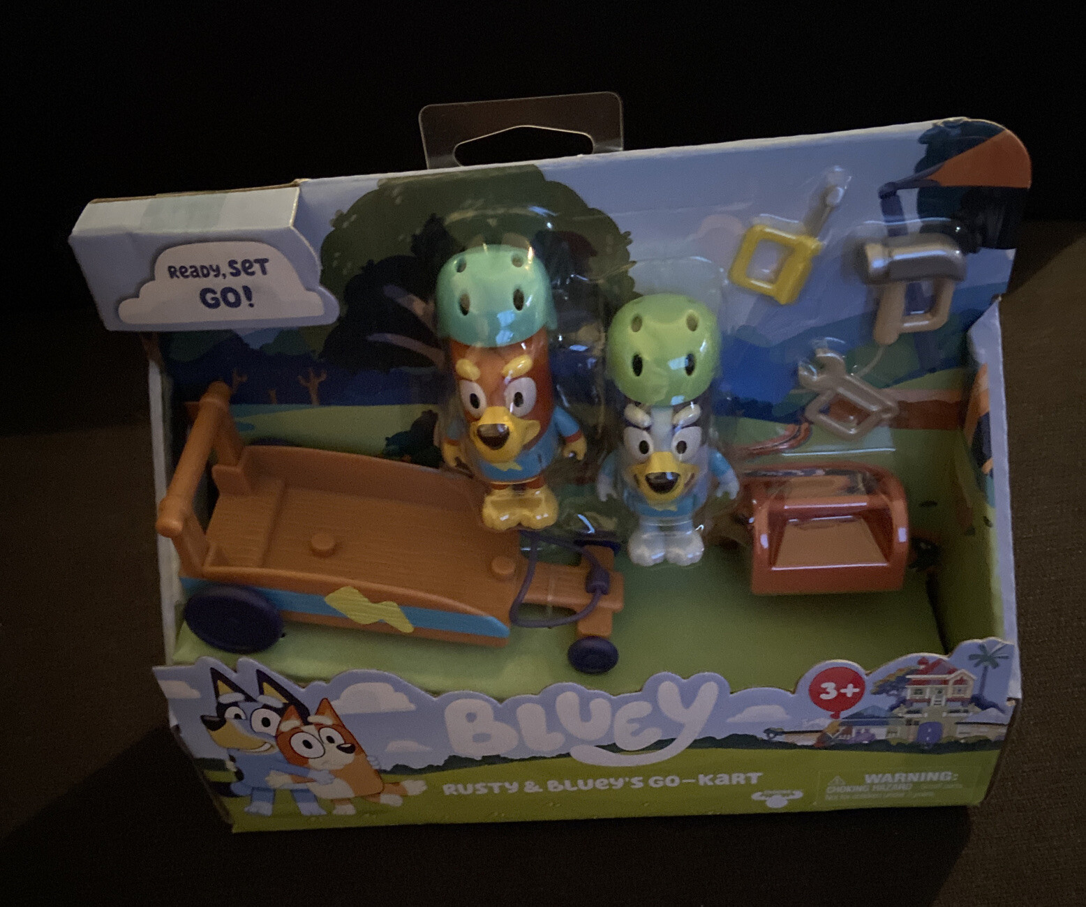 New Bluey RUSTY BLUEY'S GO KART GO-KART | Grelly USA