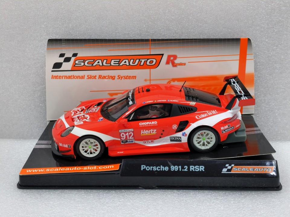 Scaleauto SC-6302R Porsche 991 GT3 Coca-Cola, #912 New 1:32 Slot Car | eBay