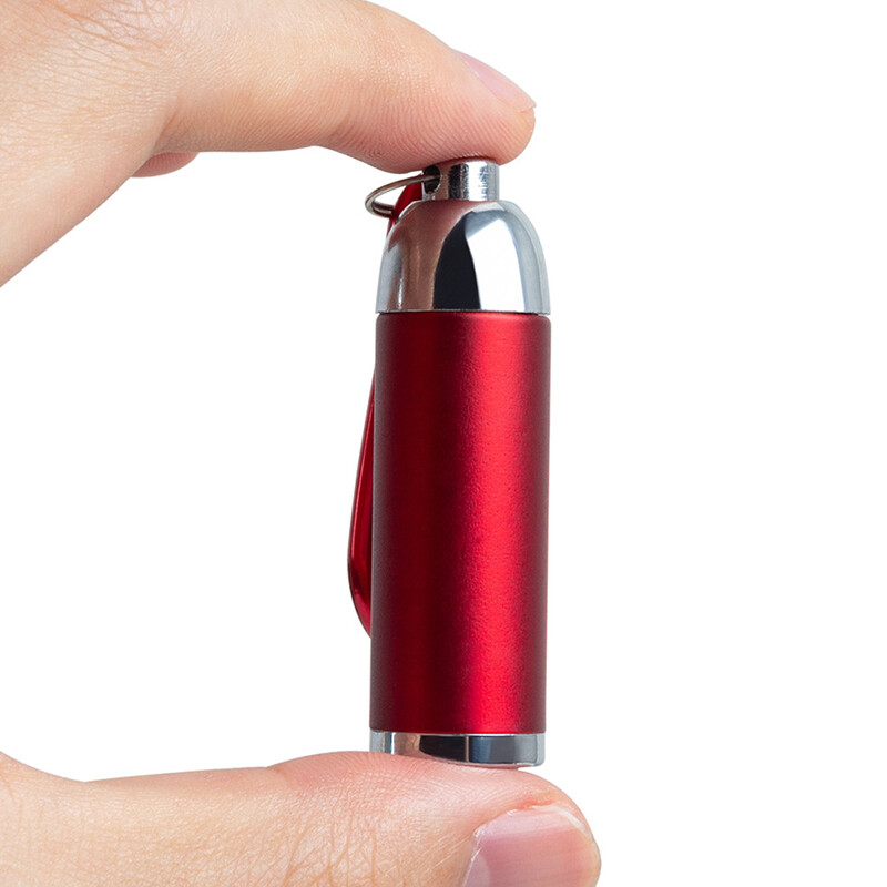 Mini LED Flashlight Torch KeyChain Keyring Ultra Bright Portable Torch ...