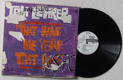 TOM LEHRER –REPRISE 6179– 12“ 33 RPM PROMO VINYL LP – THAT WAS THE YEAR ...