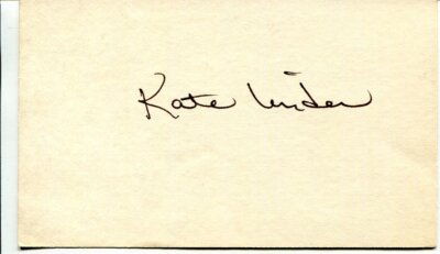 y & r KATE LINDER signed AUTOGRAPH 4161 | eBay