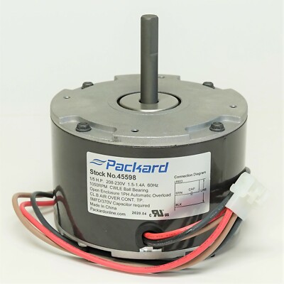 Packard 45598 Motor for Heil Tempstar Comfortmaker 1086598 | eBay
