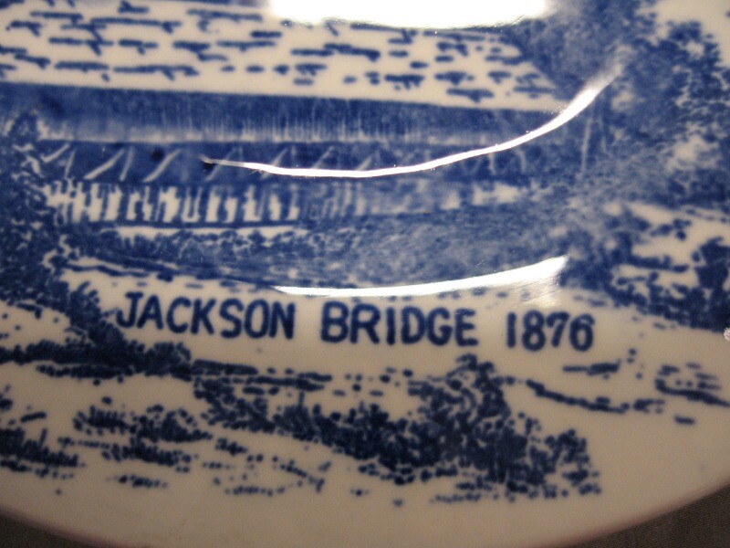 The Covered Bridges of New England Decorative Plate 7" Diameter VGC | eBay