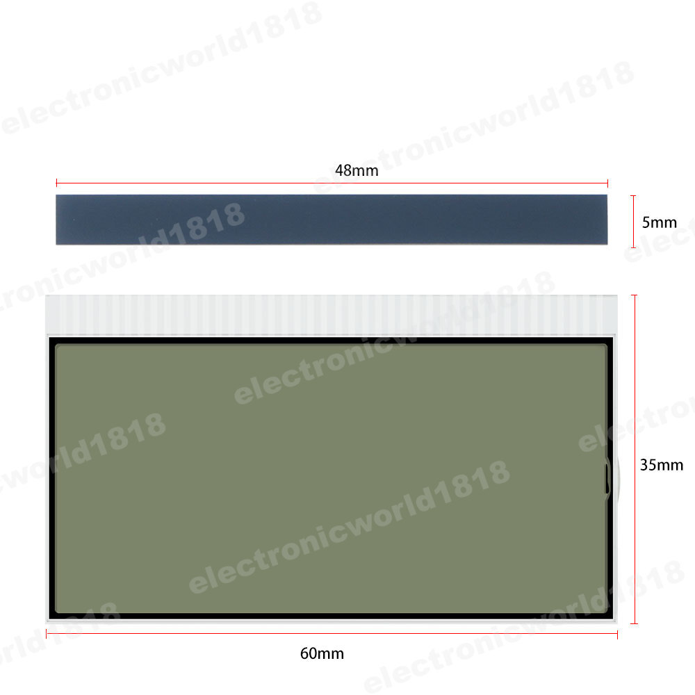 For FLUKE 115 113 114 116 117 115C 116C 117C Multimeter LCD Display ...