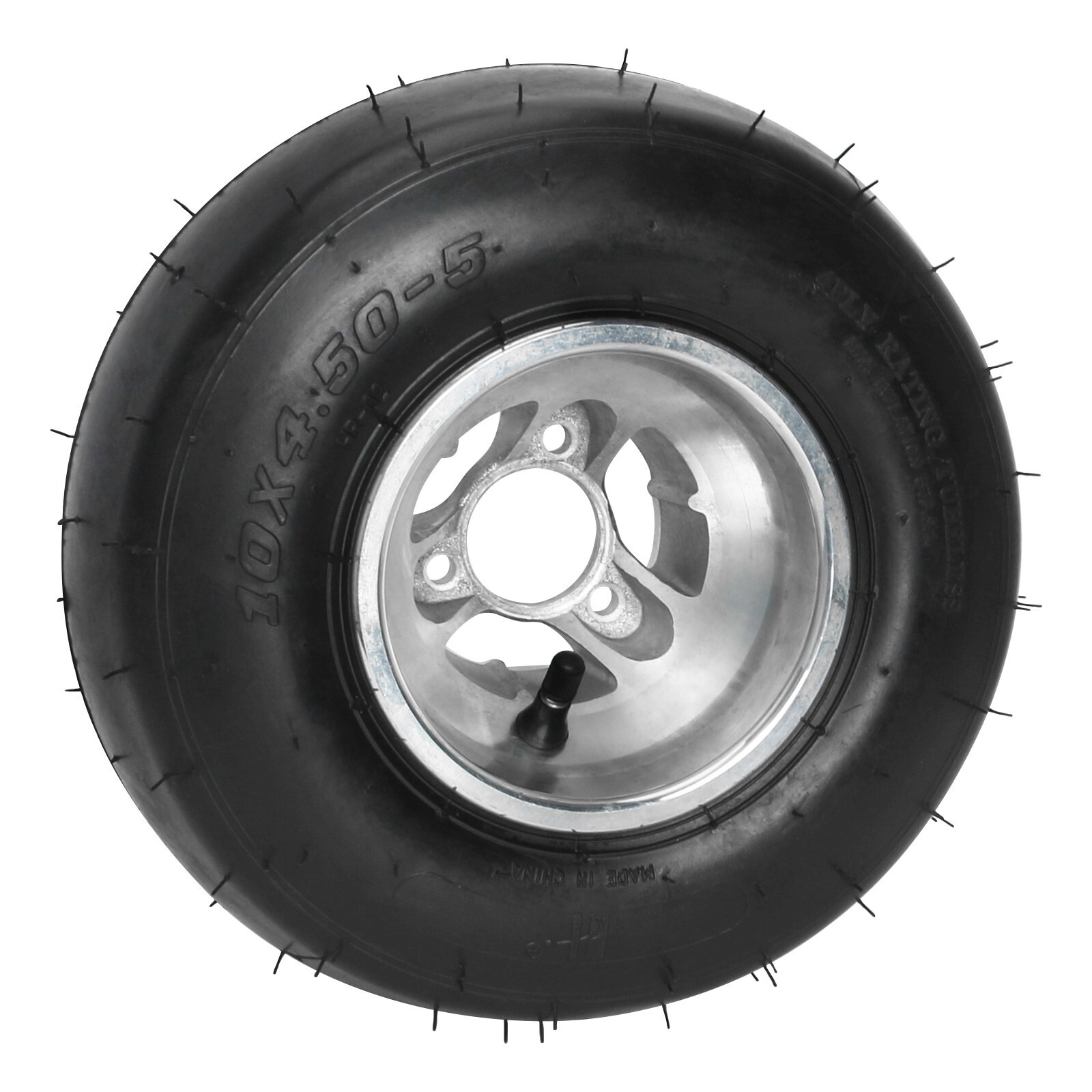 5inch 10x4.50-5 4PLY Tire Tyre Rim Wheel for GoKart Mini Ebike Golf ...