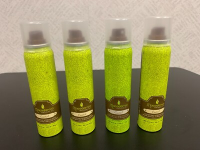 LOT OF 4 Macadamia Natural Oil Control Fast-Drying Working Spray 3 oz ...