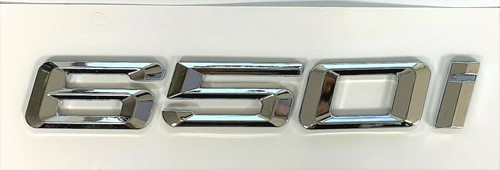 CHROME 650i FOR 650 i REAR TRUNK NAMEPLATE EMBLEM BADGE NUMBERS DECAL ...