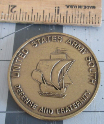 United States Army South Defense and Fraternity Military Challenge Coin ...