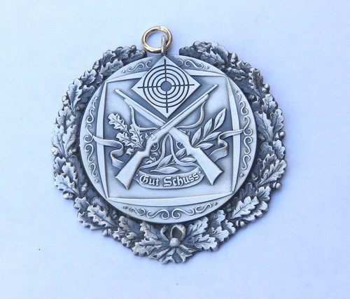 Medaille Anhänger Taler für Schützenkette Gravur kostenlos Kranz versch ...