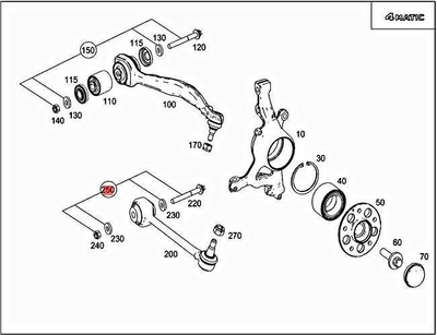 Genuine MERCEDES Cls Right for adjusting only Ts adjustment screw ...