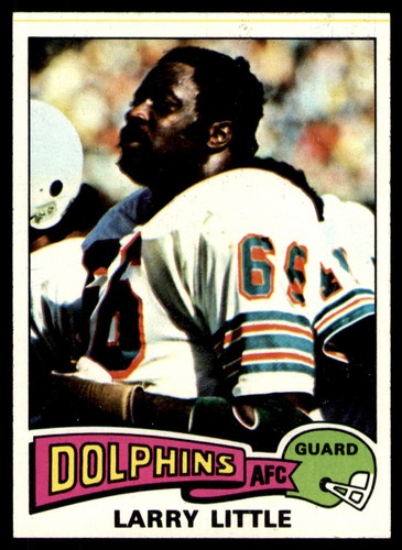 1975 Topps #499 Larry Little Miami Dolphins Card | eBay