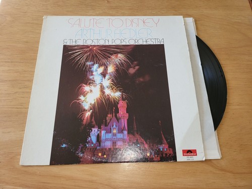 SALUTE TO DISNEY Arthur Fiedler LP Vinyl Record 1973 Polydor Records PD ...