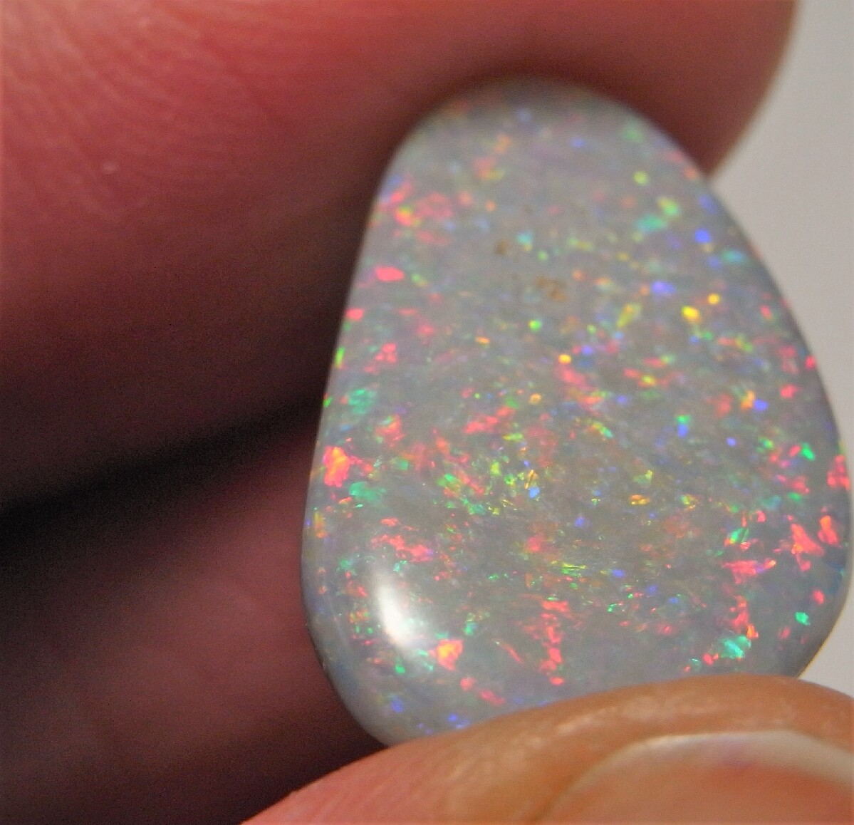 Semi-Black Australian Opal Large Pinfire Opal Cabochon Natural Opals ...