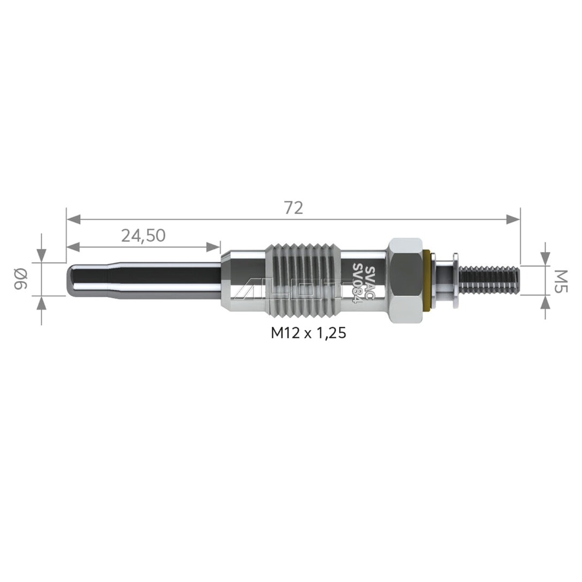 Glow Plug Pencil 11 Volt for LDV Land Rover Jeep Isuzu Innocenti Dodge ...