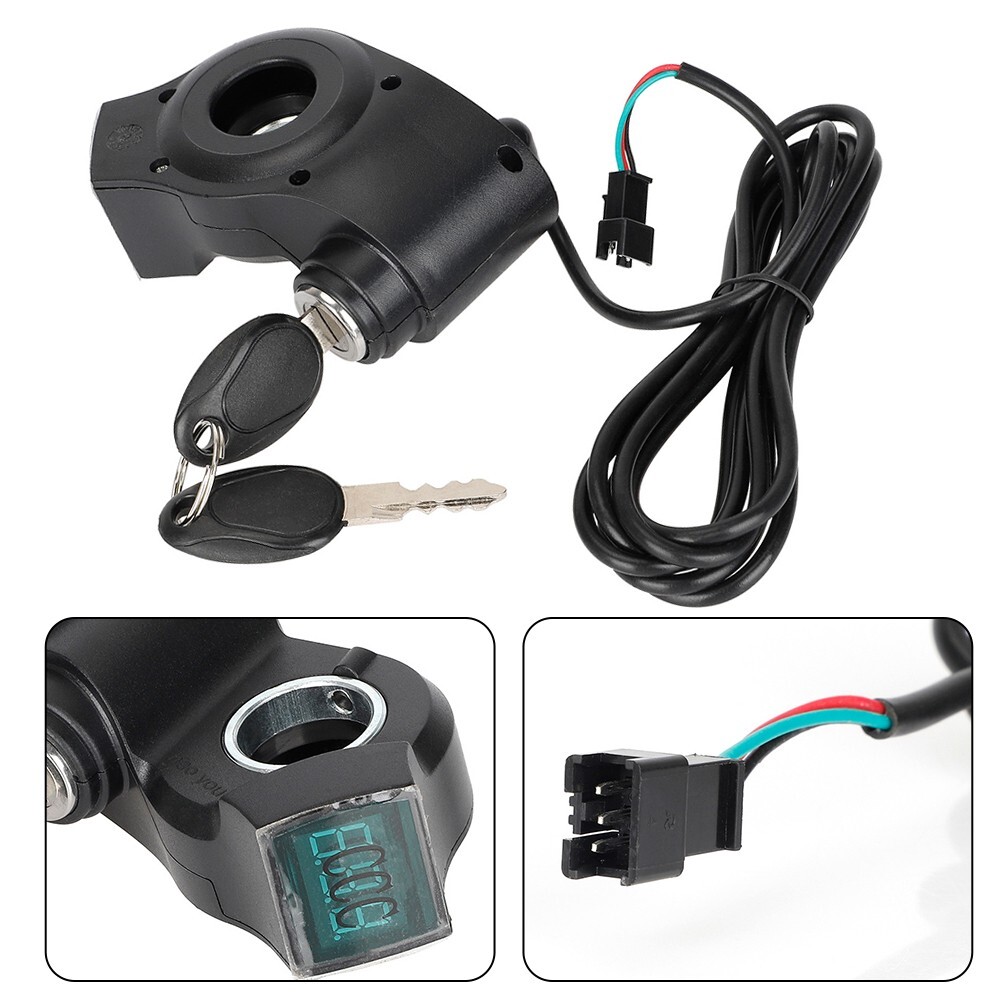 Convenient thumb throttle voltage display switch for all battery types ...