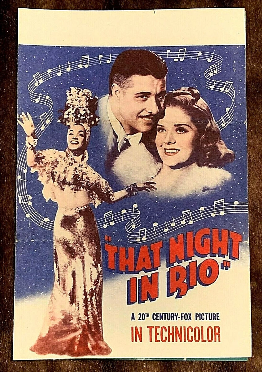 That Night In Rio Alice Faye