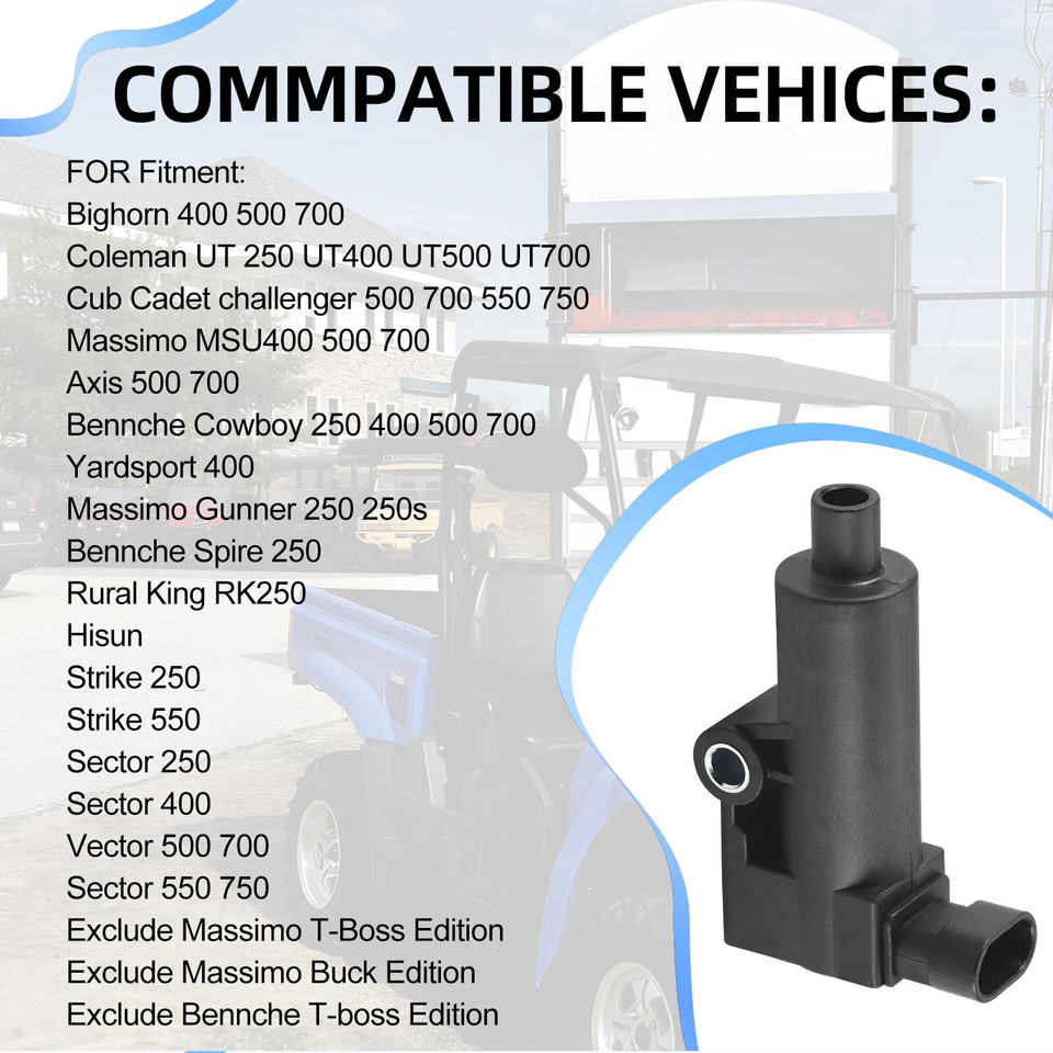 New Ignition Coil For HiSUN Massimo Bennche Menards 400 450 500 550 700 ...