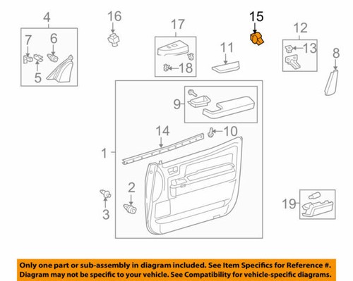 84810-52030 Toyota Switch assy, power window regulator 8481052030, New ...