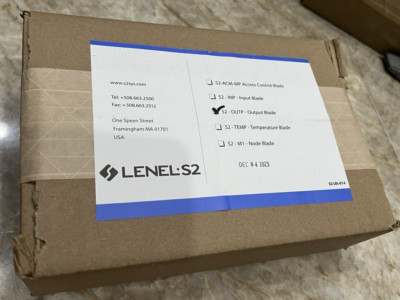 S2 Lenel Security, Card Access Output Blade S2-OUTP S2-LBL-014, NEW | eBay