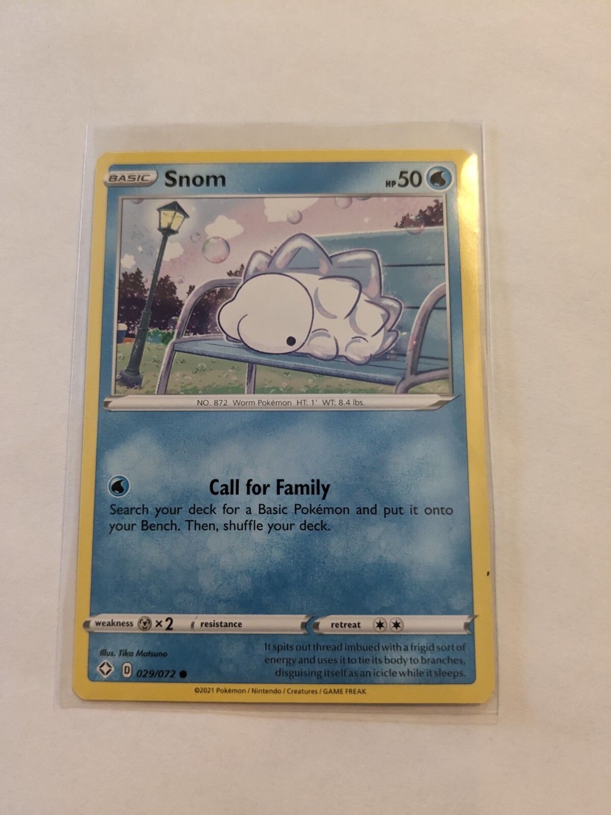 Pokémon TCG Snom Shining Fates 029/072 Regular Common for sale online ...