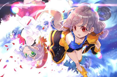 Anime girls vocaloid voiceroid yuzuki yukari cats drink Playmat Game ...