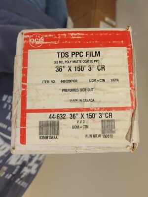 Oce TDS PPC Film Mylar Roll for Plotter 36"x150' 3"CR | eBay