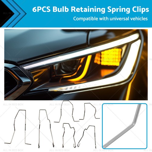 Headlight Bulb Retaining Spring Clip for Headlamp Bulb Dip H1 H3 H4 H7 ...