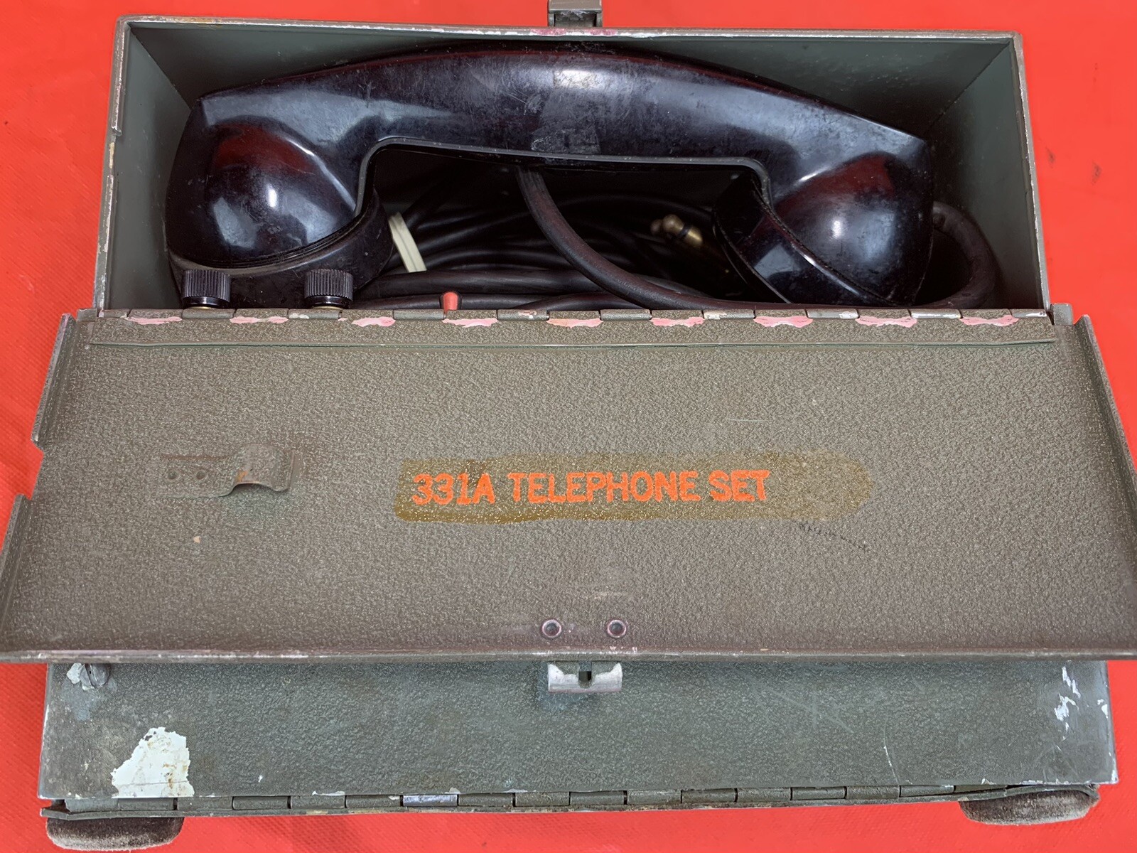 Original WW2 US Metal Compact Field Phone Communications | eBay