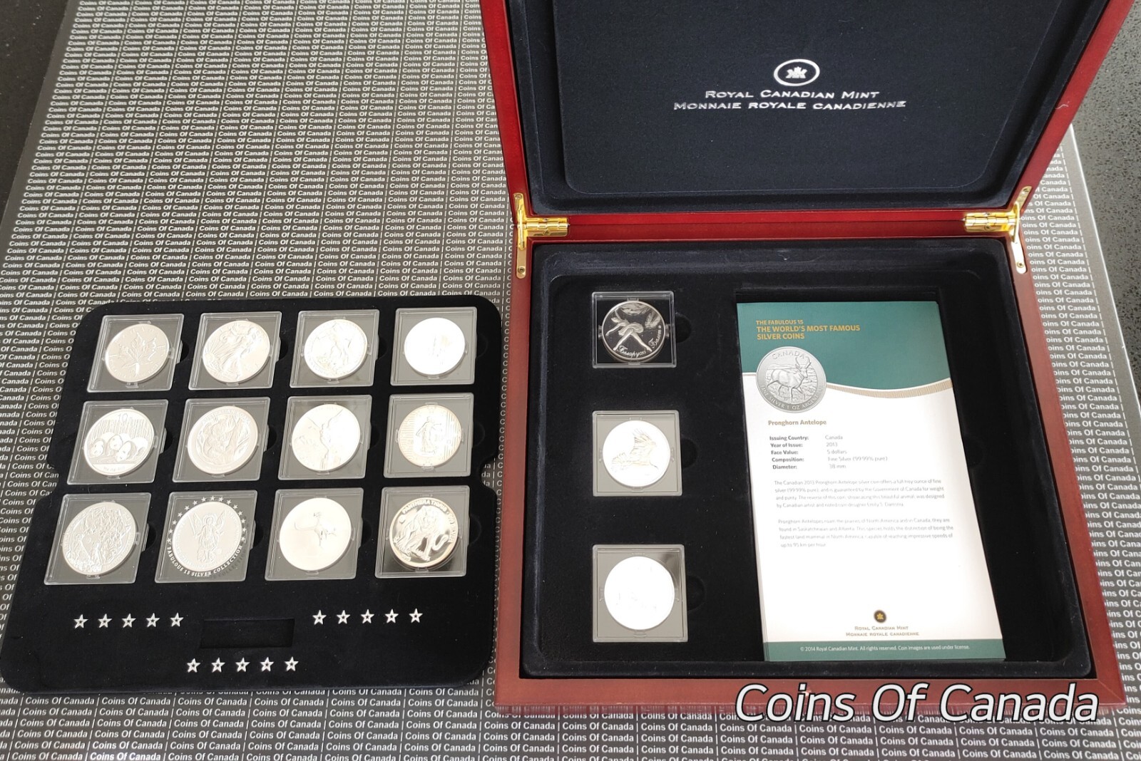 2013 Canada Fabulous 15 - Full 15 Coin Fine Silver Set F15 Privy # ...