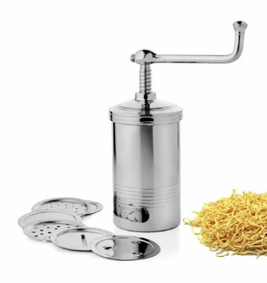 Stainless Steel Sev Sancha Machine Noodle Extruder Murukku Maker Hand ...