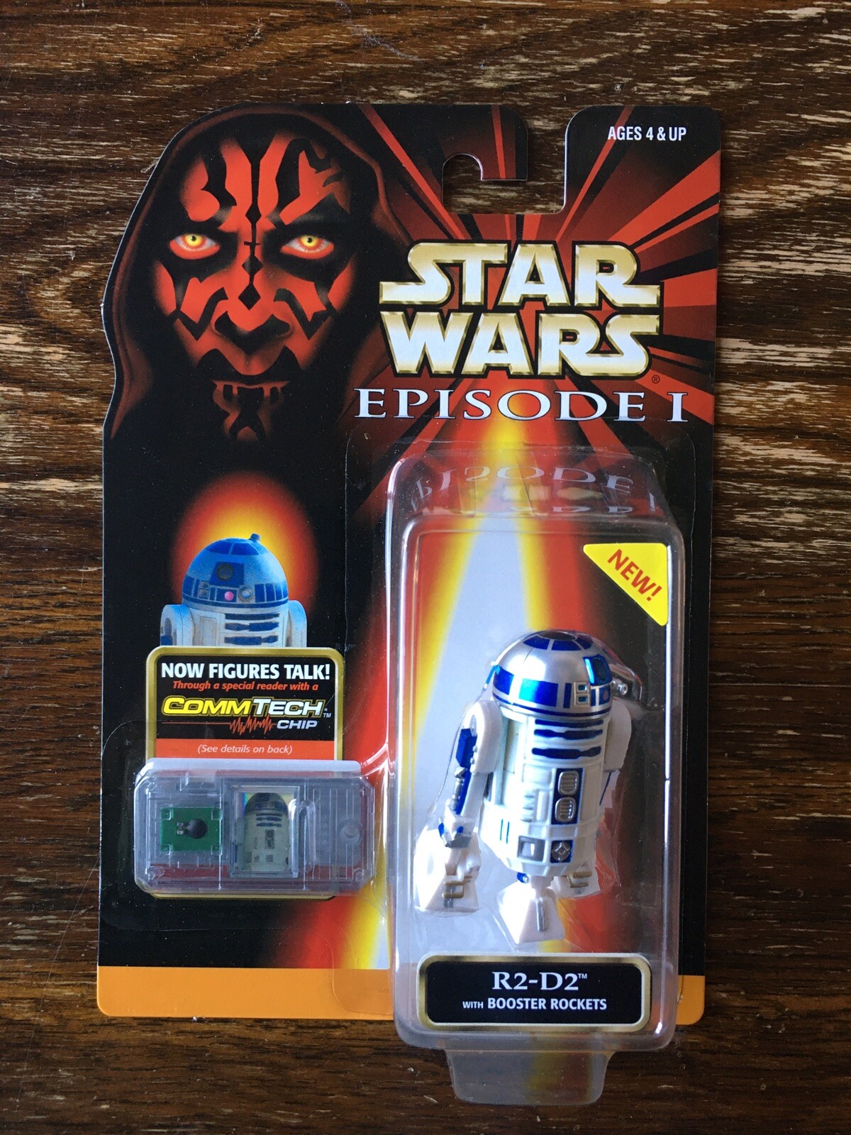 STAR WARS EPISODE 1 R2-D2 COMMTECH CHIP w/ BOOSTER ROCKETS ACTION FIGURE 76281841045 | eBay