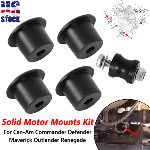 2016-2022 Can Am Commander Maverick Defender Solid Motor Mounts Kit For ...