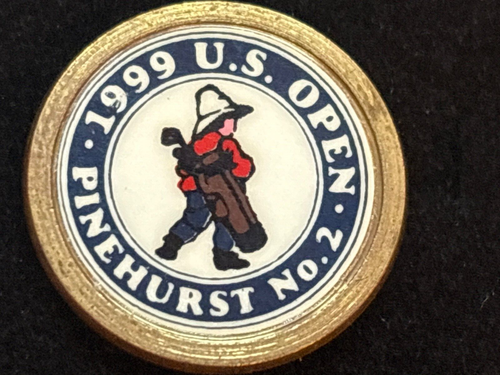 1999 US Open 99th Championship Pinehurst No2 Peg Ball Marker Mark Payne ...