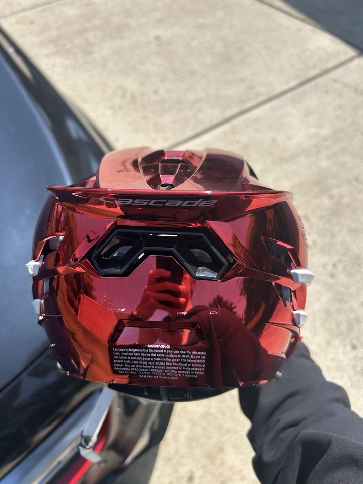 Cascade XRS lacrosse Helmet Metallic Red | eBay