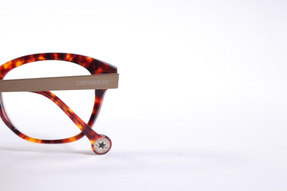 Converse Eyeglasses 21 Women Tortoise Full Rim Plastic Eyewear Glasses ...