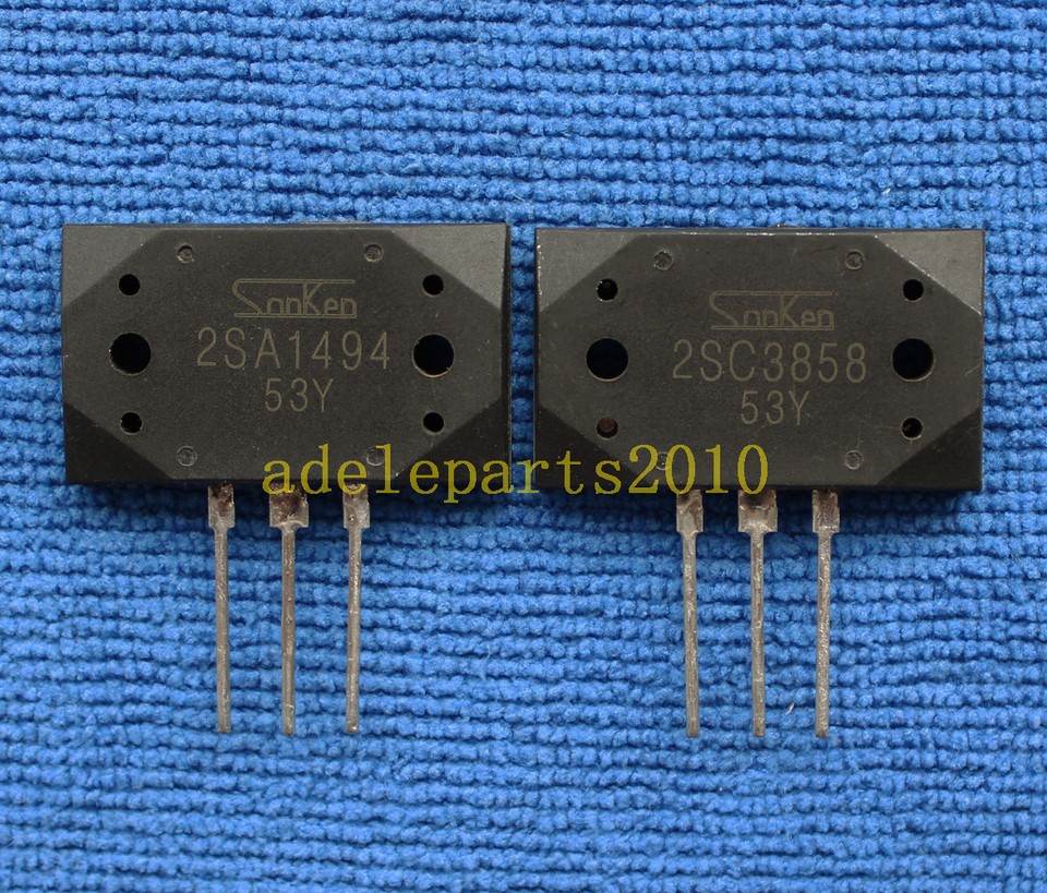 1pair 2SA1494-Y/2SC3858-Y 2SA1494/2SC3858 A1494/C3858 Transistor MT-200 ...