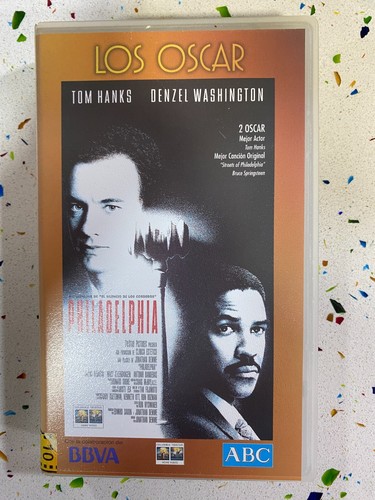 PHILADELPHIA VHS Tom Hanks Denzel Washington - The Oscars | eBay