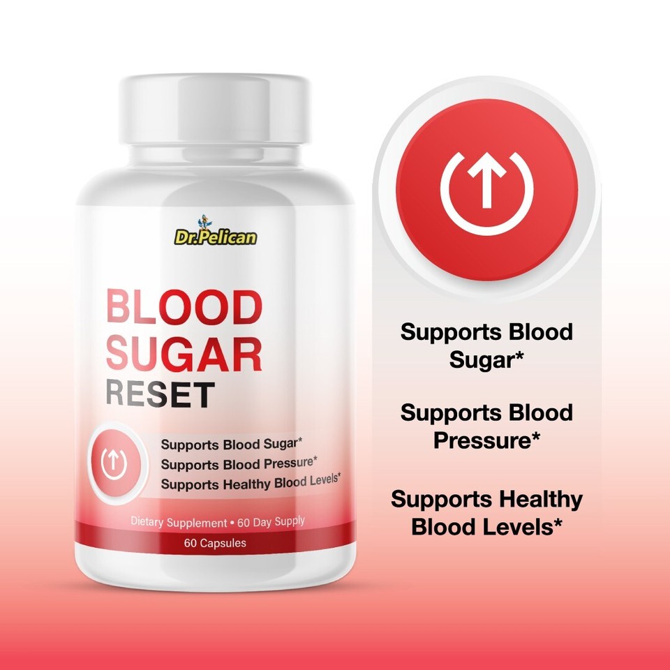 Blood Sugar Reset- Blood Support- 2 Bottles- 120 Capsules | eBay