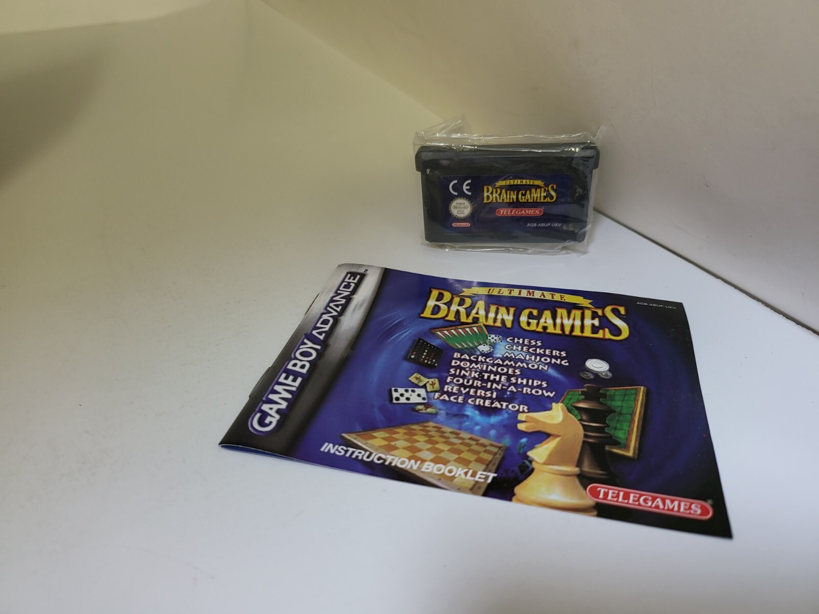 TELEGAMES BRAIN GAMES GAME & INSTRUCTION MANUAL FOR GAMEBOY ADVANCE ...