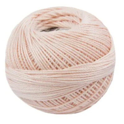 Lizbeth Egyptian Cotton Crochet Thread Size 3 Color 648 Pearl Blush | eBay