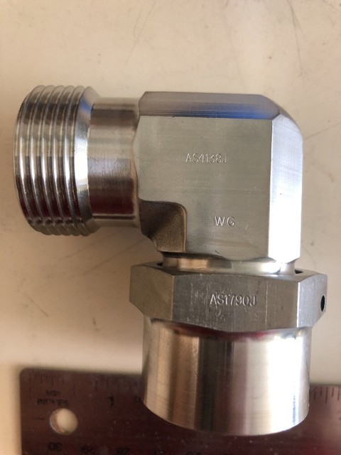 Pamco AS4138 J1616 Flareless 90 Degree Elbow Lot Of 20 | eBay