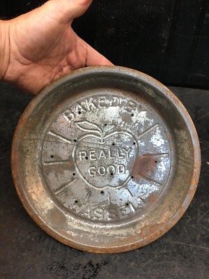 Vintage Wassell Metal Pie Plate Tin Pan 9.5" Dessert Dish Baking | eBay