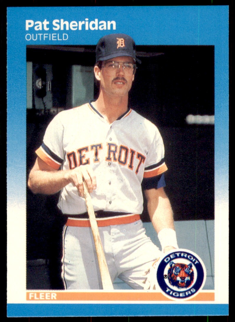1987 Fleer Glossy Pat Sheridan . Detroit Tigers #162 | eBay