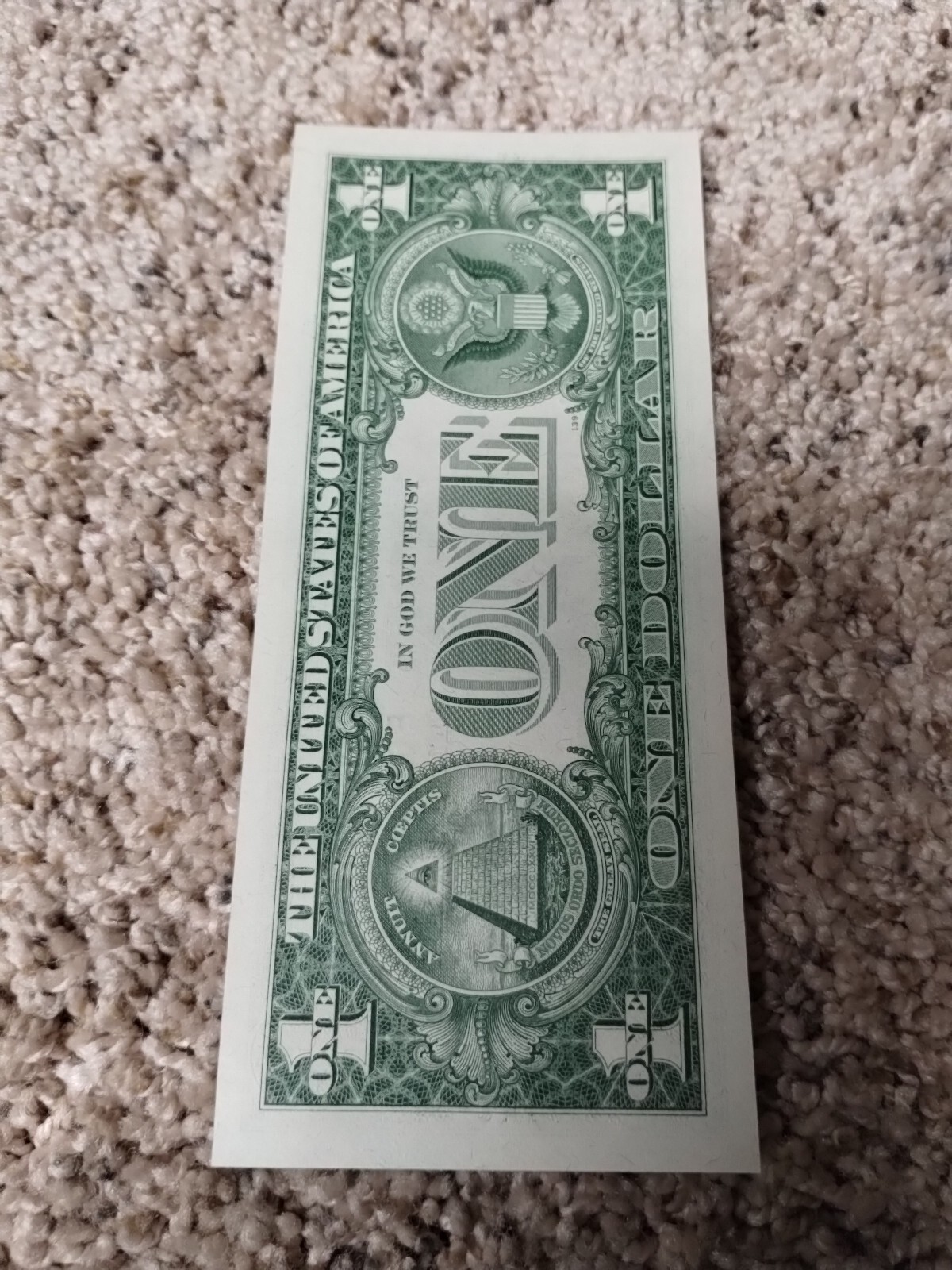 USA One Dollar Bill Blue Stamp 1957 Good Condition Folded | eBay