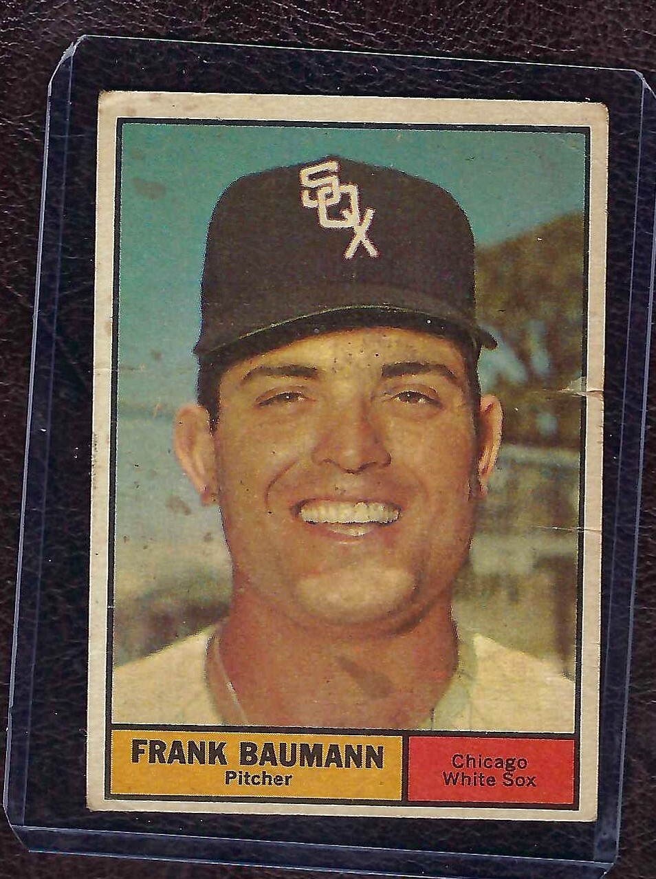 1961 Topps #550 Frank Baumann, Chicago White Sox, High Number, Fair! | eBay
